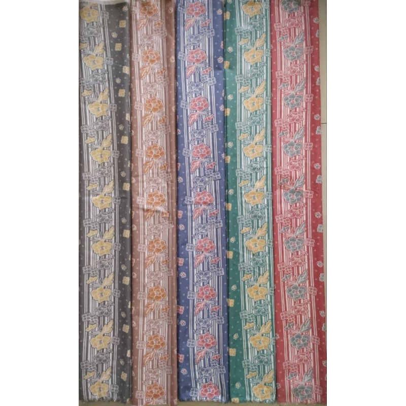 Jual Kain Batik Halus Printing Kain Meteran Bahan Baju Batik Pekalongan ...