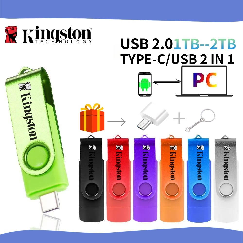 Jual High speed Kingston USB flash drive 2TB 1TB Pen Drive U Stick OTG ...