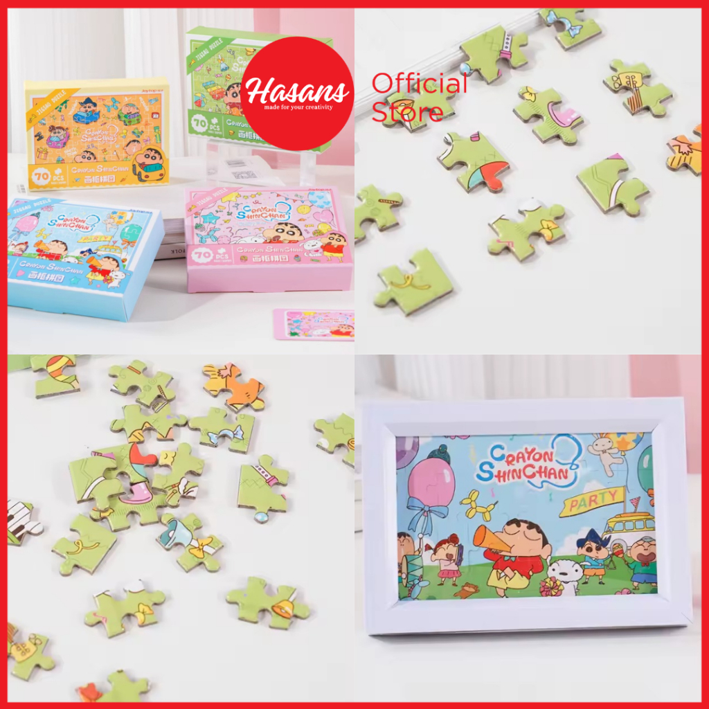 Jual Mainan Puzzle Gambar Shin Chan / Mainan Anak-Anak / Mainan Puzzle ...