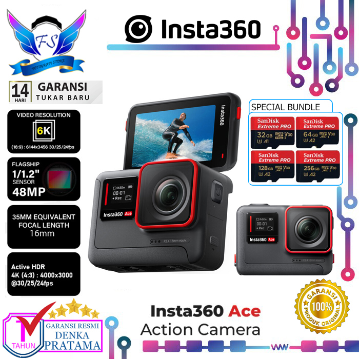 Jual Insta360 Ace Pro Action Camera Insta 360 Garansi Resmi Action Cam ...