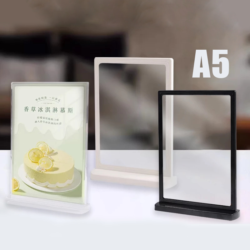 Jual A5 Stand Menu Stand Akrilik Tempat Brosur Akrilik Sign Holder Cafe ...