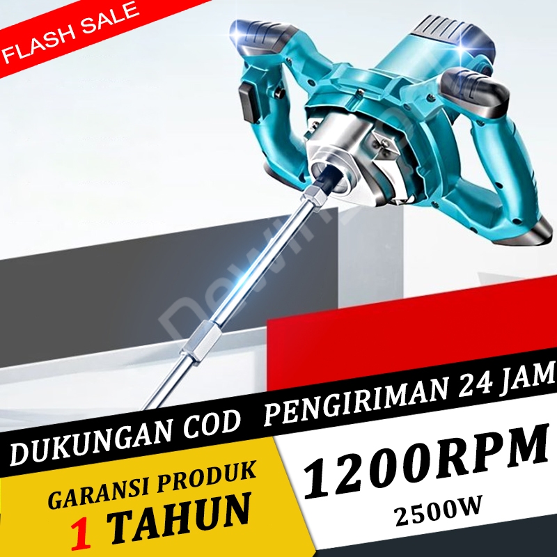 Jual Mesin Pengaduk Cat 1200rpm Paint Mixer 2500W Electric Mixer 220V ...
