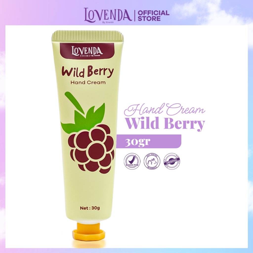 Jual Lovenda Hand Cream - WILD BERRY - Cream Tangan Shea Butter | Aloe ...