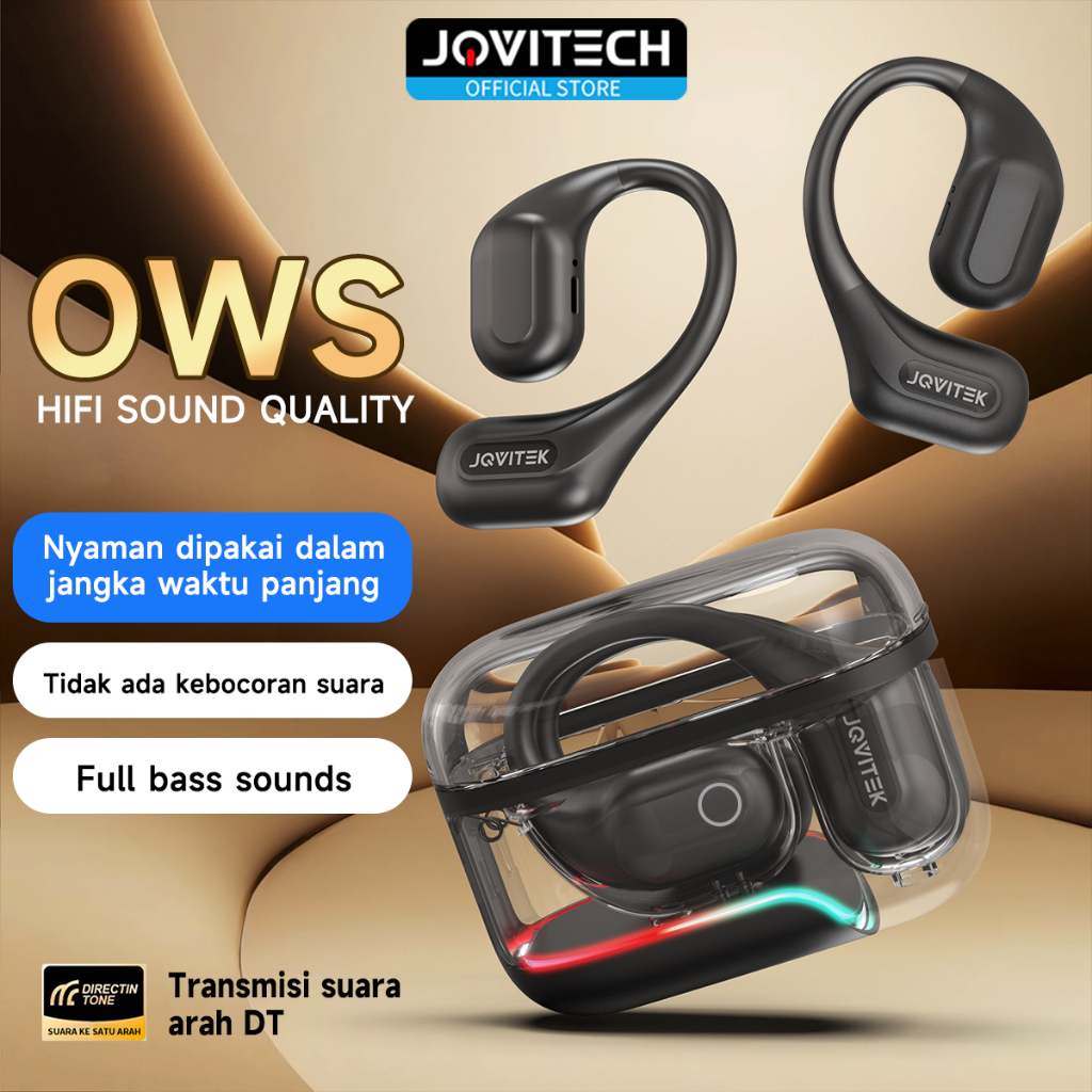 Jual (OWS) Jovitech Original OWS Open-Ear True Wireless Earphone ...
