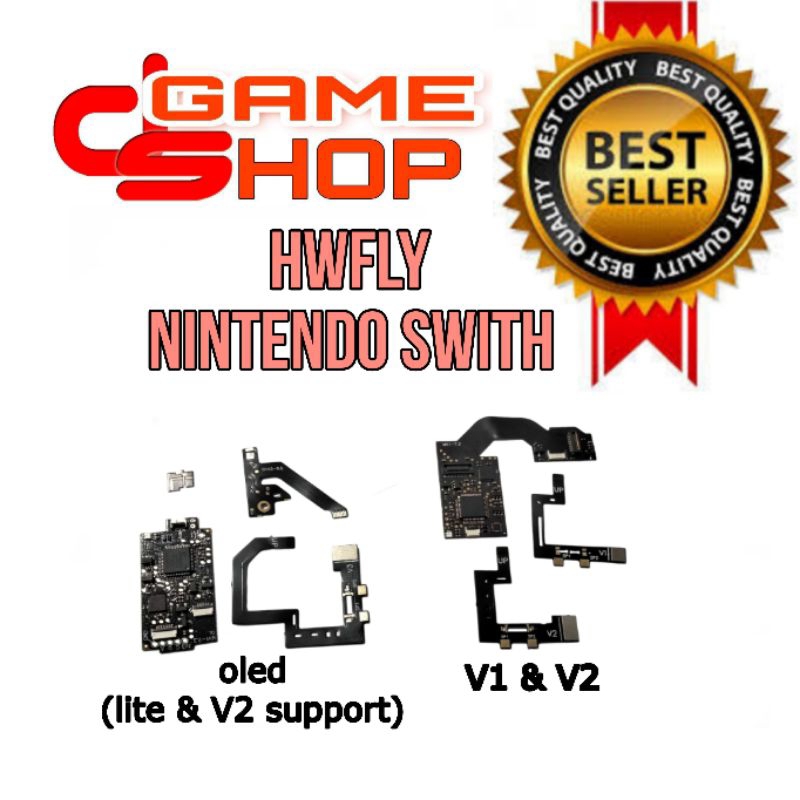 Jual chip cfw ofw dualboot ic Hwfly nintendo switch V1 V2 Lite Oled full flexible | Shopee Indonesia