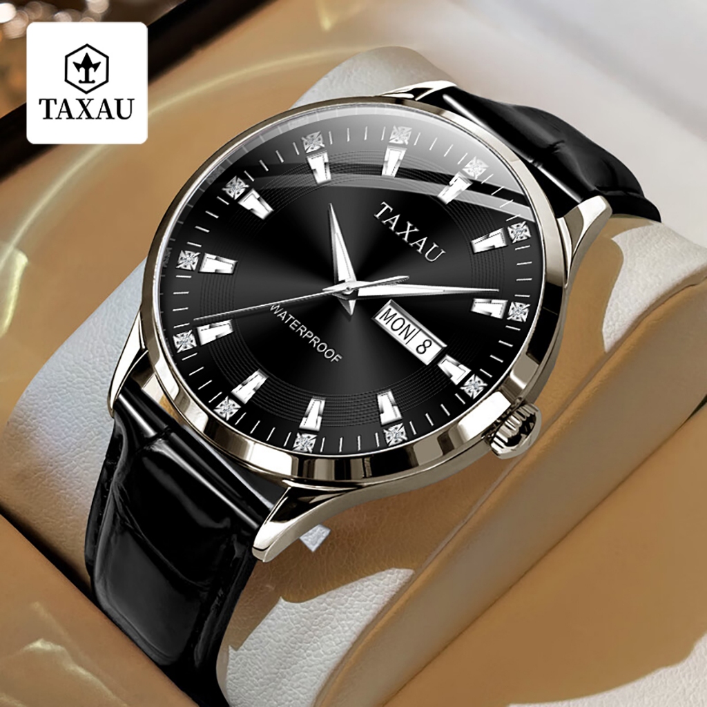 Jual TAXAU Jam Tangan Pria Anti Air Original Terbaru Cowok Tahan Kulit ...