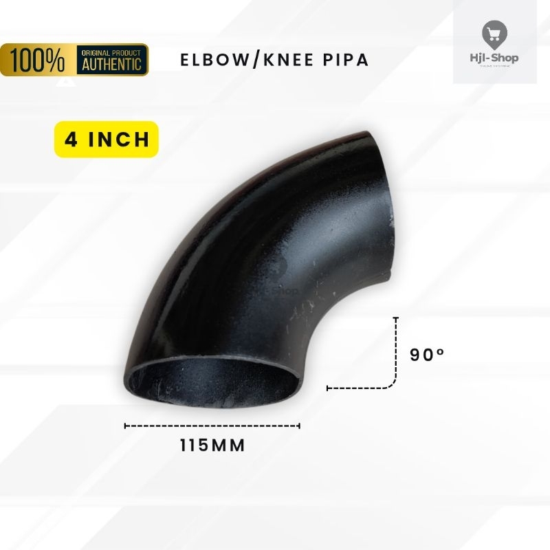 Jual Elbow besi pipa las 4 inch - elbo atau knee | Shopee Indonesia