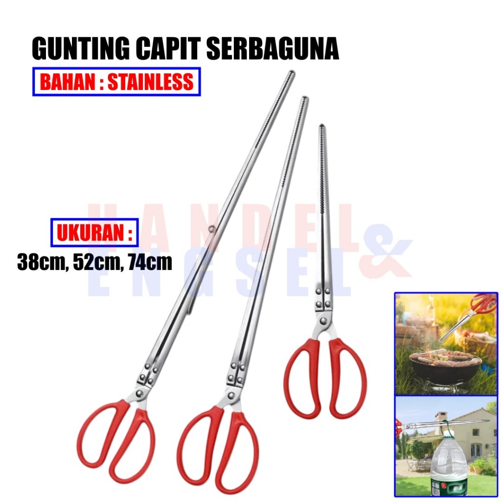 Jual Gunting Penjepit Sampah Alat Ambil Barang Capit Seafood Capitan ...