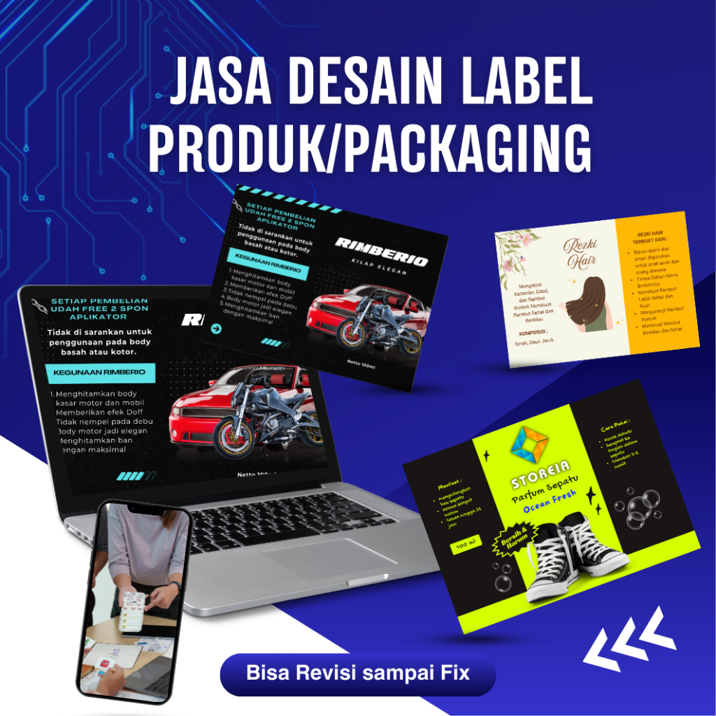 Jual Jasa Desain Label packaging / kemasan produk usaha UMKM / Branding ...