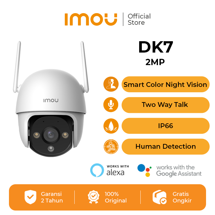 Jual IMOU DK7 2MP Smart IP Camera CCTV Wi-Fi Outdoor (Smart Full-color Night Vision | Remotely ...
