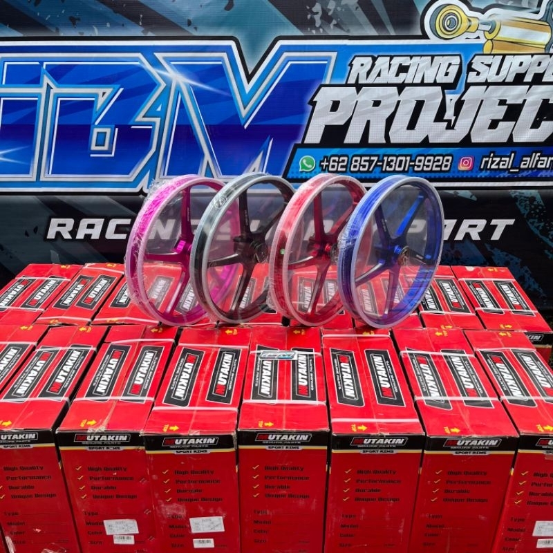Jual VELG VELEK MUTAKIN 525 JUPITER Z MX KING NINJA UKURAN 160/160 RING ...