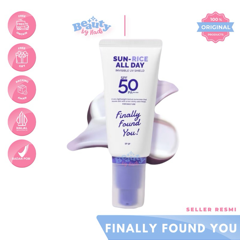 Jual BEAUTYBY.NADS | SUNRICE SUNSCREEN FINALLY FOUND YOU! SUN-RICE ALL ...