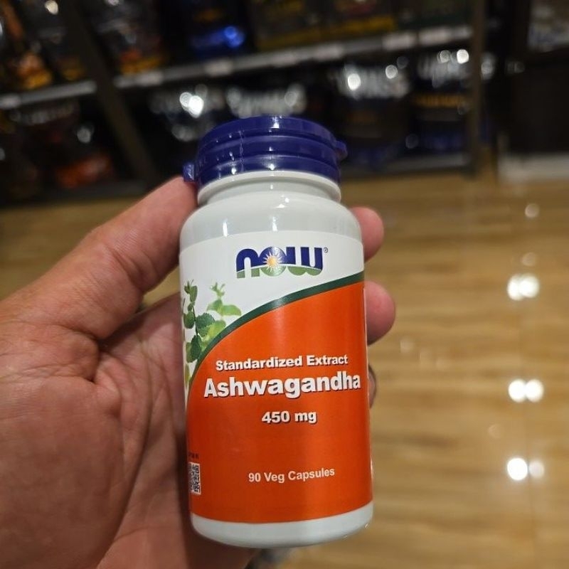 Jual Now Foods Ashwagandha 450 mg 90 Capsul Aswaganda Standardized ...