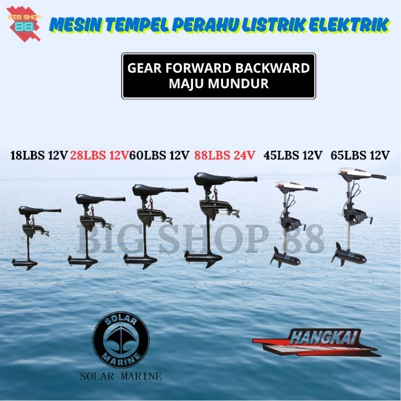 Jual Mesin Tempel Perahu Karet Trolling Mancing Motor Listrik Elektrik Electric Outboard Engine ...