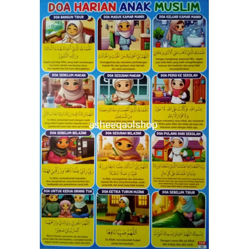 Jual Poster Anak BERDOA | Shopee Indonesia