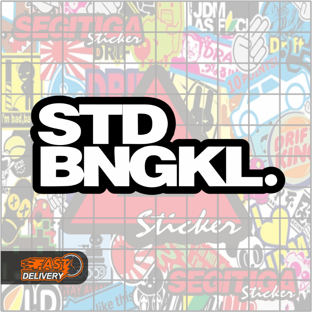 Jual Sticker Std Bengkel Ukuran 9 x 3.5 Cm | Shopee Indonesia