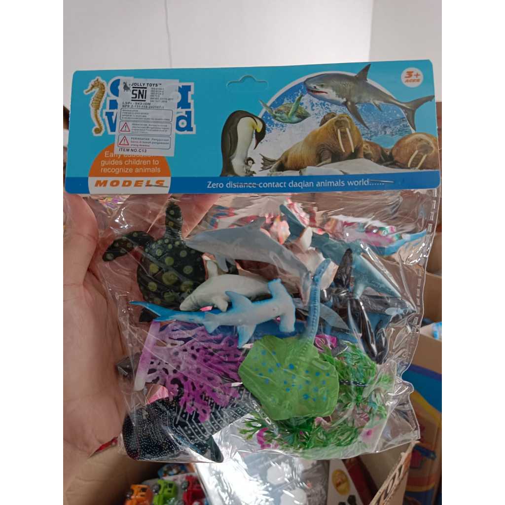 Jual Mainan Laut Sea Animal Sea World Ocean Animal World Underwater ...