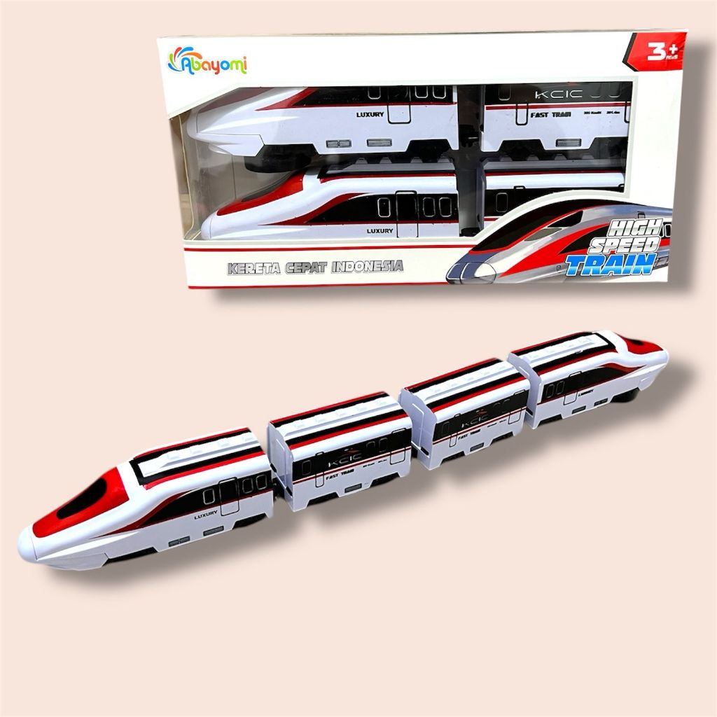 Jual Mainan Bullet High Speed Train Anak MRT Kereta Cepat Indonesia Whoosh Bump n Go | Shopee ...