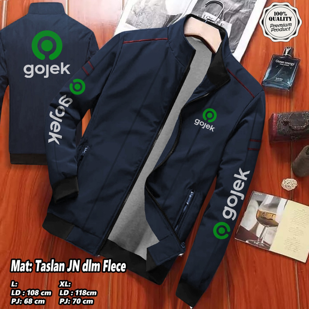 Jual JAKET GO JEK TERBARU 2025 / JAKET PARASUT / JAKET MOTOR / JAKET ...