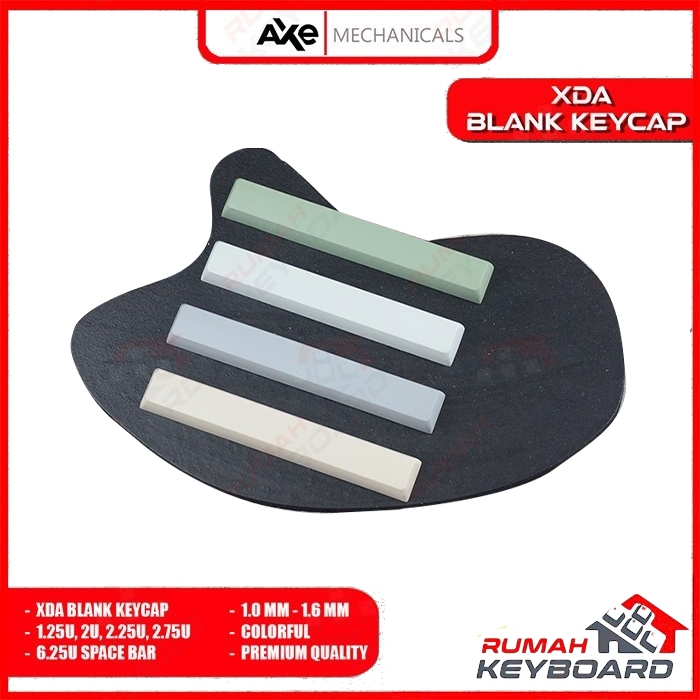 Jual AXE MECHANICALS - XDA - Blank Keycap - Thick - No Bleeding - All ...