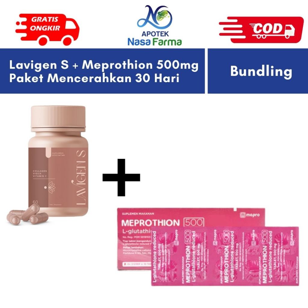 Jual Paket Bundling Mencerahkan 30 Hari - Lavigen S @60 Kapsul ...