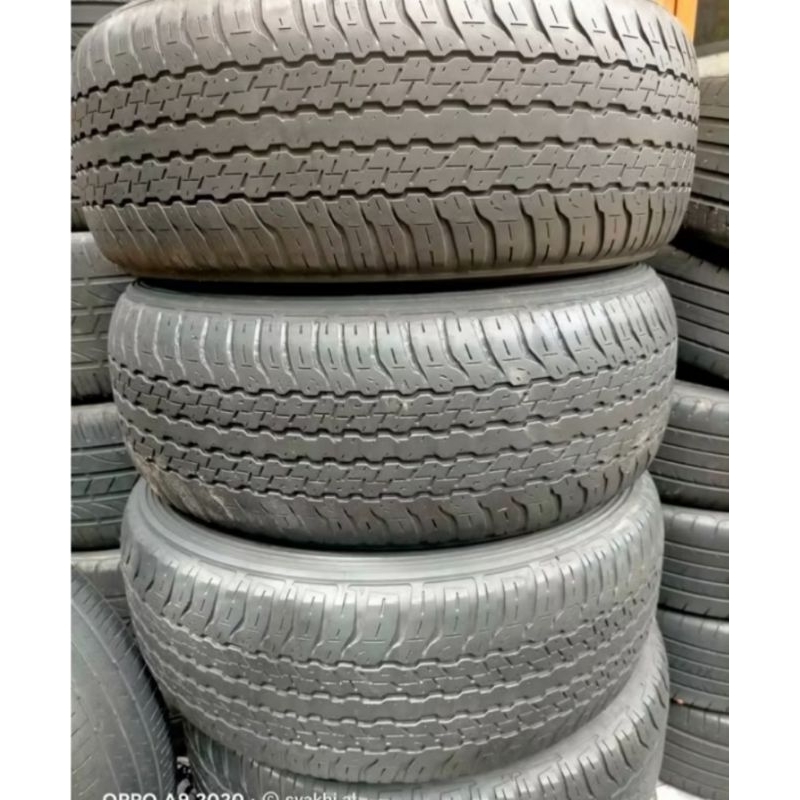 Jual Ban Mobil Second Ring18 Ukuran 265 60 18 ban mobil R18 copotan tubeless | Shopee Indonesia