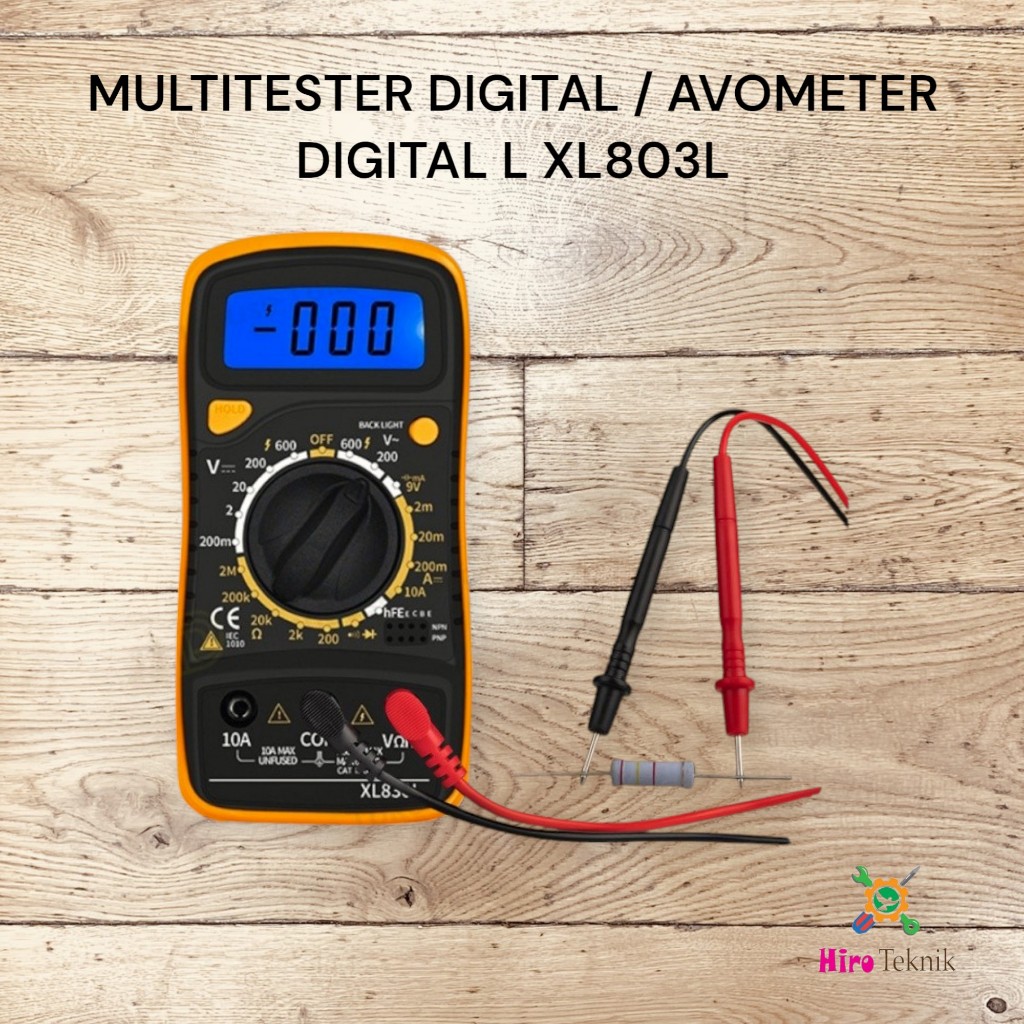 Jual MULTITESTER DIGITAL / AVOMETER DIGITAL / MULTIMETER DIGITAL XL803L ...