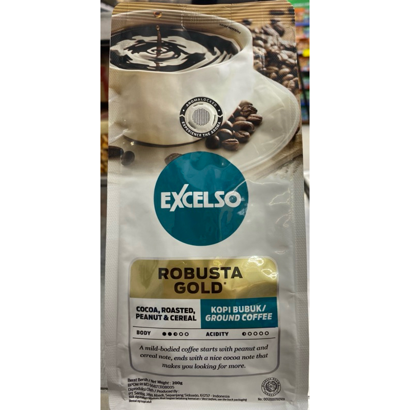 Jual Excelso robusta gold 200gr | Shopee Indonesia