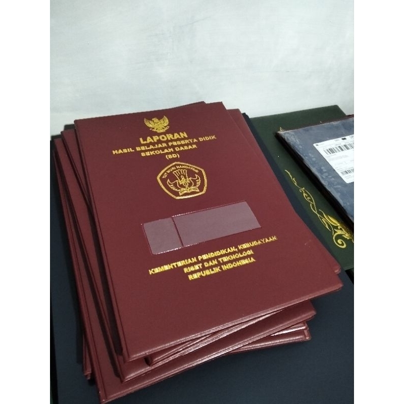 Jual Sampul Raport SD || Map Raport Sekolah Dasar. Isi 6 Lembar (Umum ...