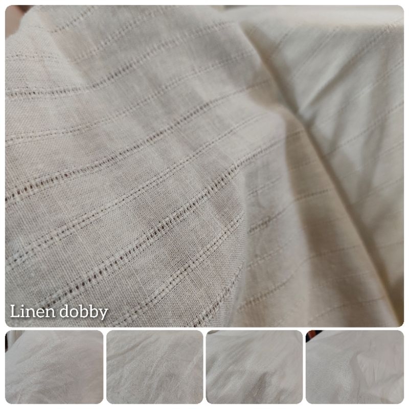 Jual KAIN KATUN LINEN DOBBY ( HARGA UNTUK ½ METER) | Shopee Indonesia