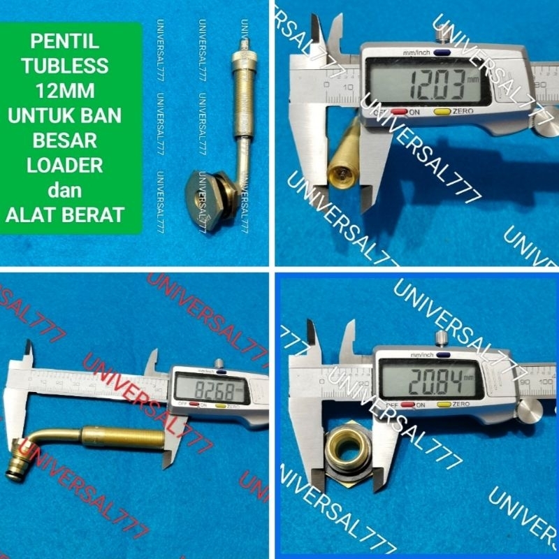 Jual 12mm Pentil Ban Tubless Loader Alat Berat Besar 12 MM Valve Lowder ...