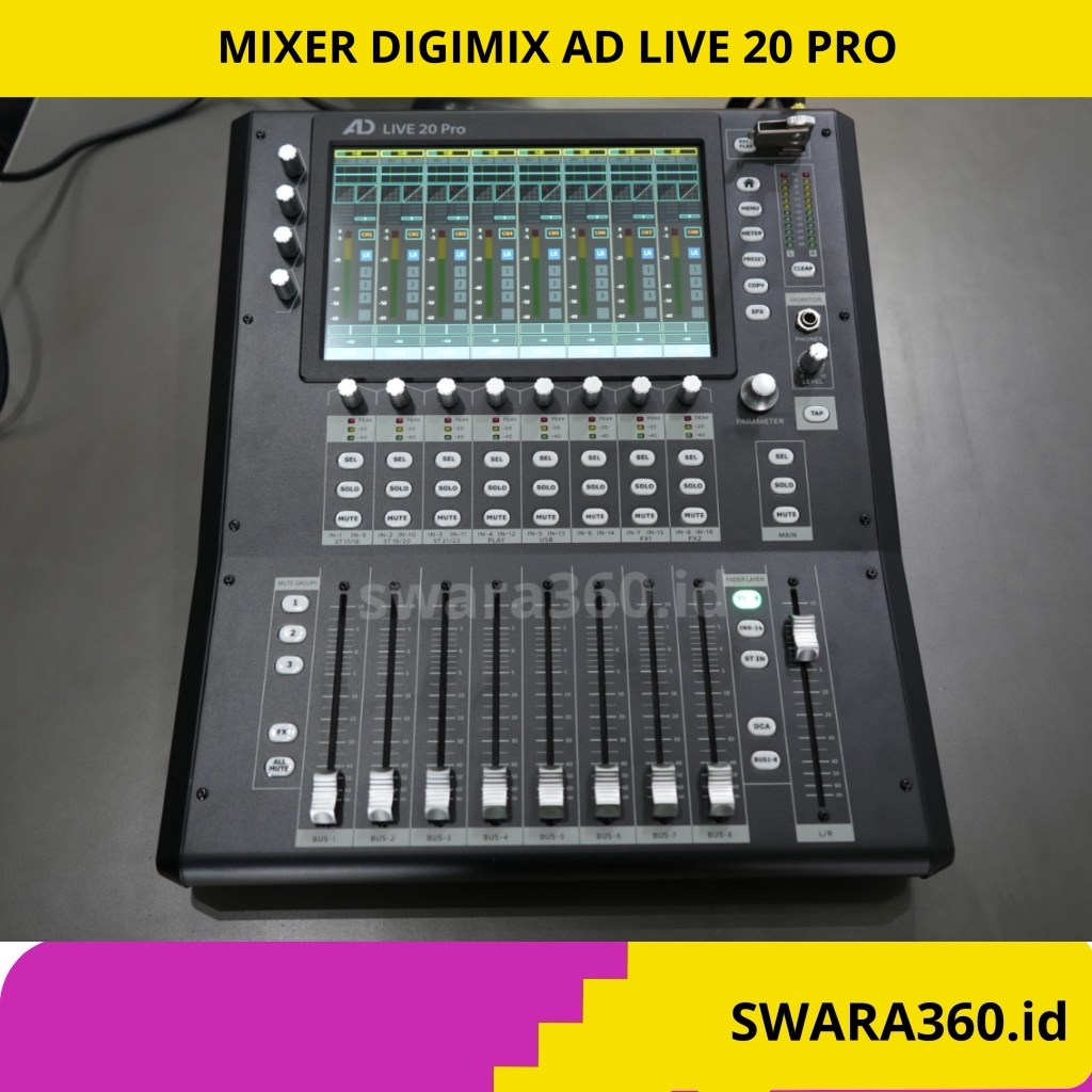 Jual Mixer digital AD LIVE 20 PRO ad20pro 22ch 10out | Shopee Indonesia