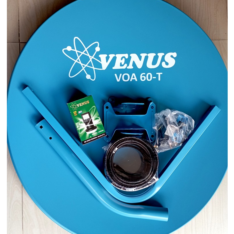 Jual Dish Parabola 60cm VENUS VOA 60-T BIRU MERAH / Dish Parabola 60 cm ...