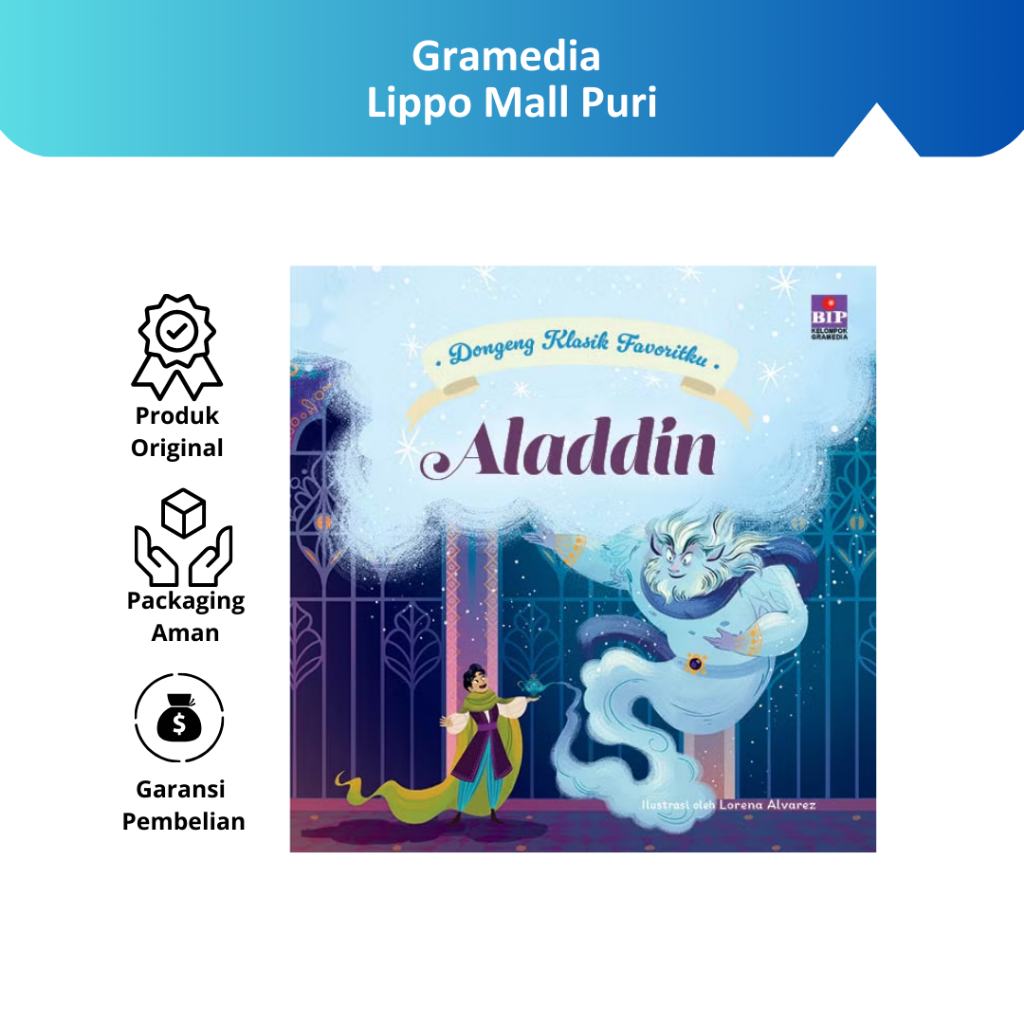 Jual Gramedia Lippo Mall Puri - Dongeng Klasik Favoritku: Aladdin ...