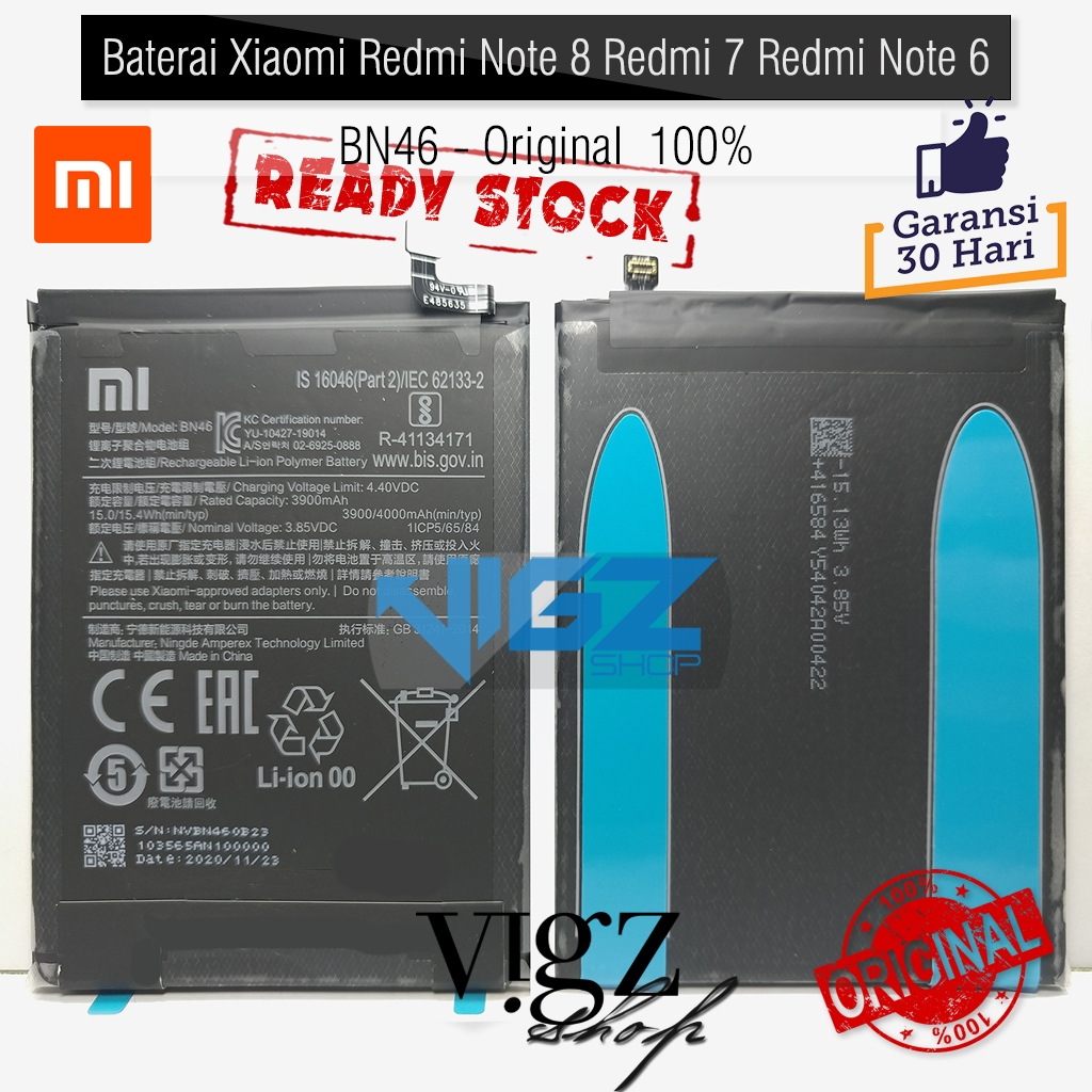 Jual Battery Baterai Batre Xiaomi Redmi Note 8 Redmi 7 Redmi Note 6 ...