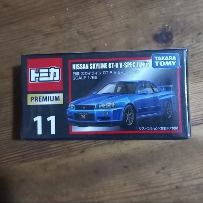Jual tomica premium nissan skyline gt-r gtr spec ii nur r34 takara tomy 11 diecast (s) | Shopee ...