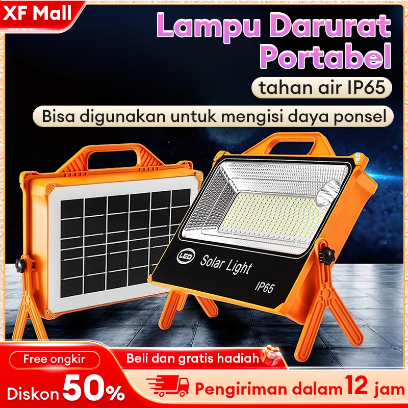Jual Lampu emergency tahan 24 jam 600W Lampu LED Solar Emergency Ready ...