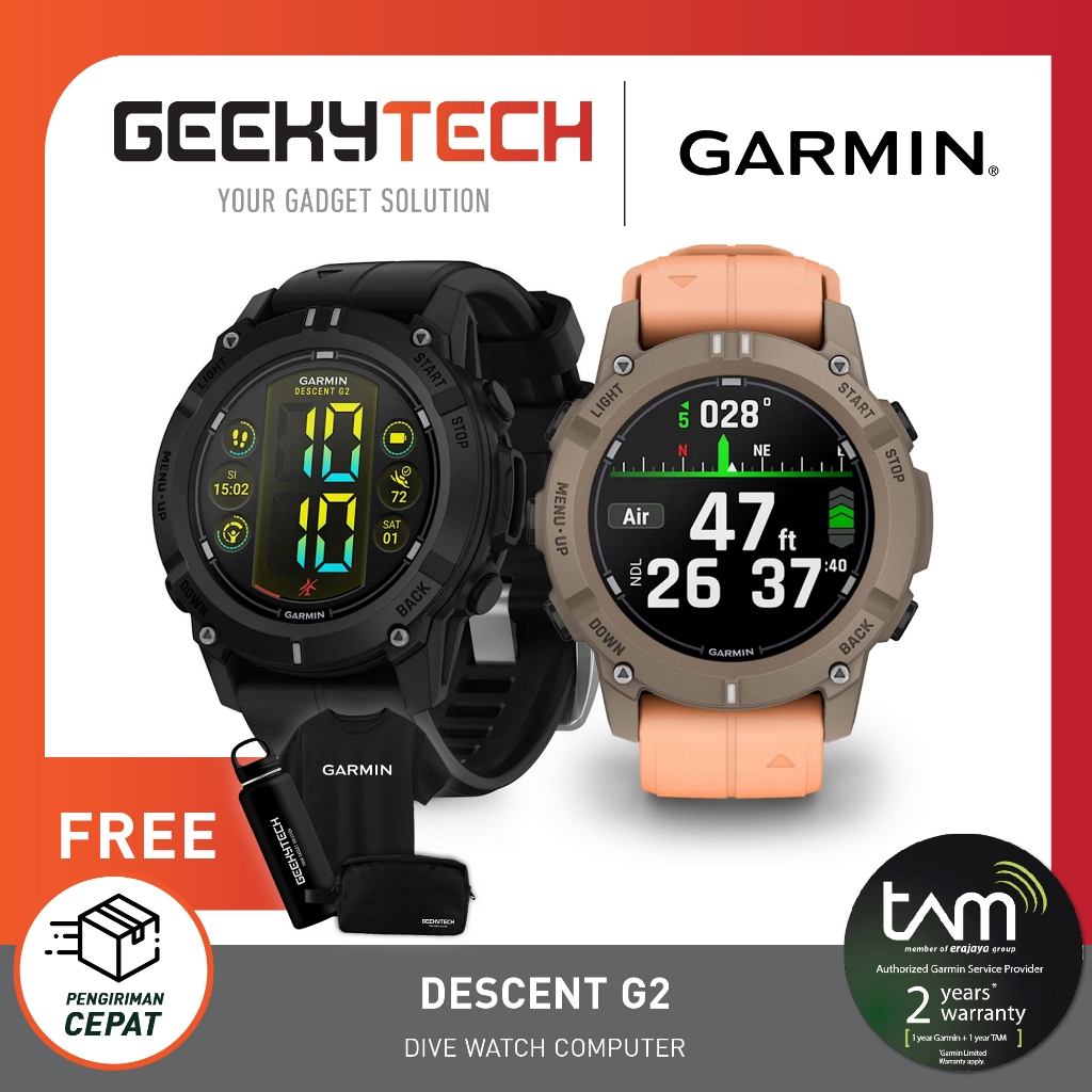 Jual Garmin Descent G2 Dive Computer - Garansi Resmi TAM 2 Tahun ...