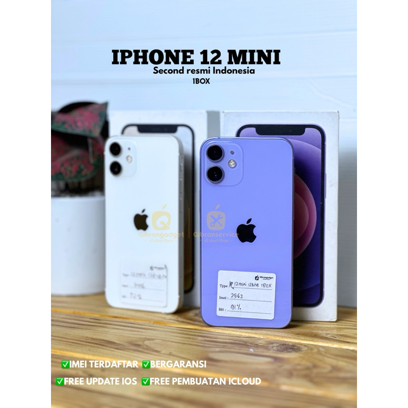 Jual Harga spesial diskon | IP 12 mini 128gb second resmi indonesia ...