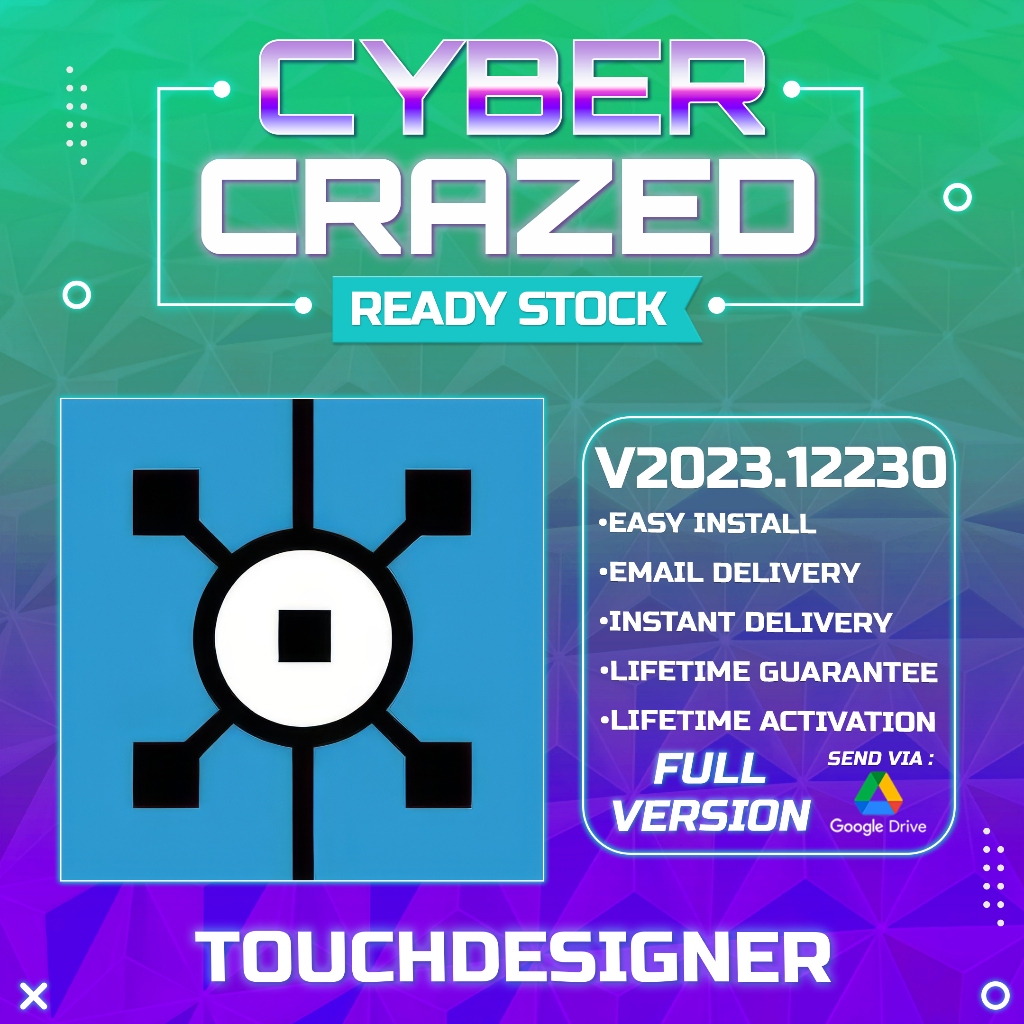 Jual (Win/Mac) Derivative TouchDesigner Pro 2023.12230 Full Version | Shopee Indonesia