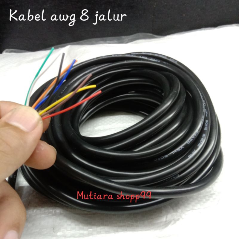 Jual Kabel AWG 24 8 jalur di jual per (1 meter) | Shopee Indonesia
