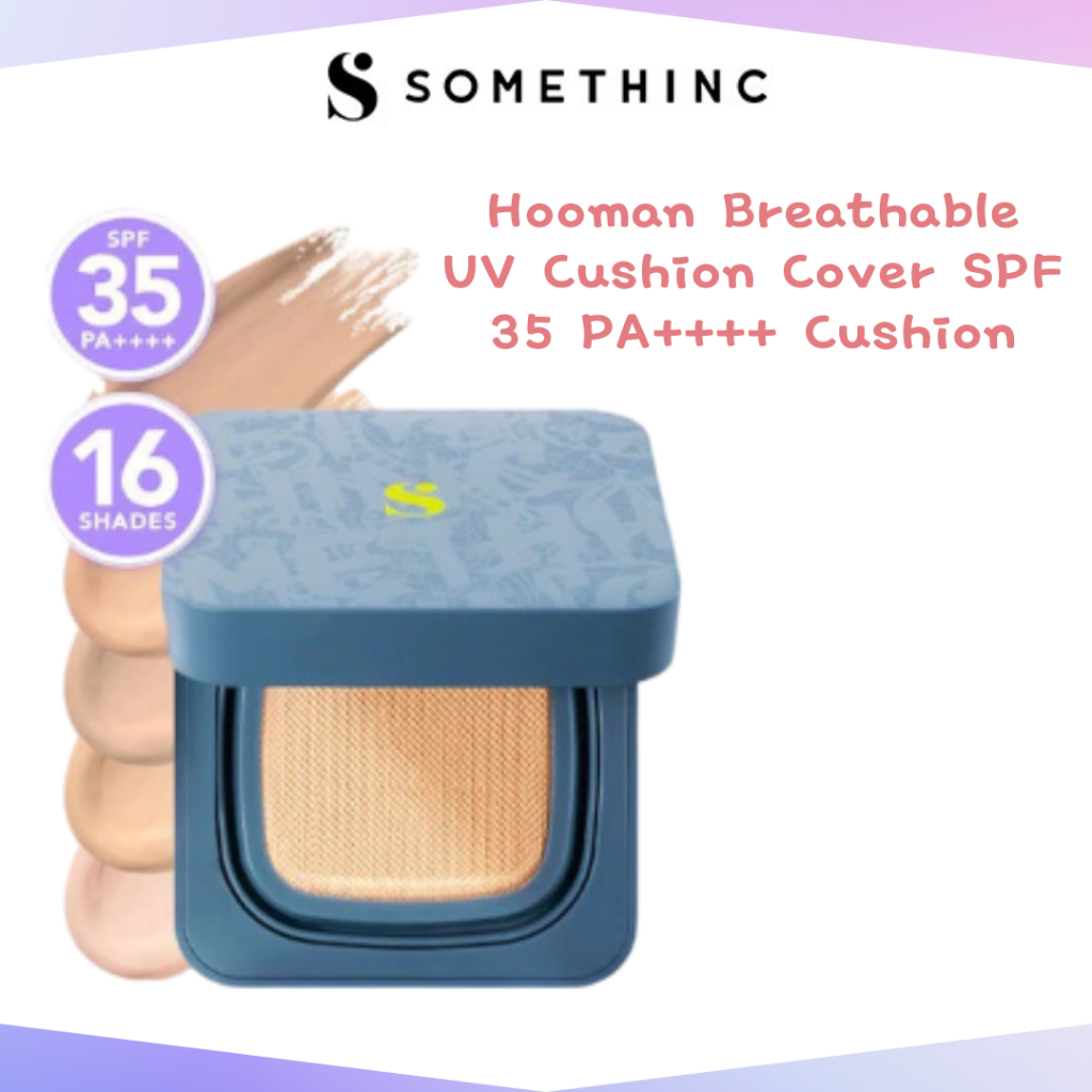 Jual Somethinc Hooman Breathable UV Cushion Cover SPF 35 PA++++ /Alas Bedak | Shopee Indonesia