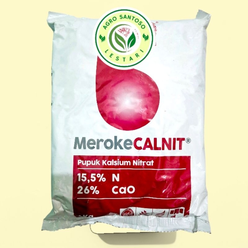 Jual Meroke Calnit 1kg-Pupuk Kalsium Nitrat Kemasan Pabrik | Shopee ...