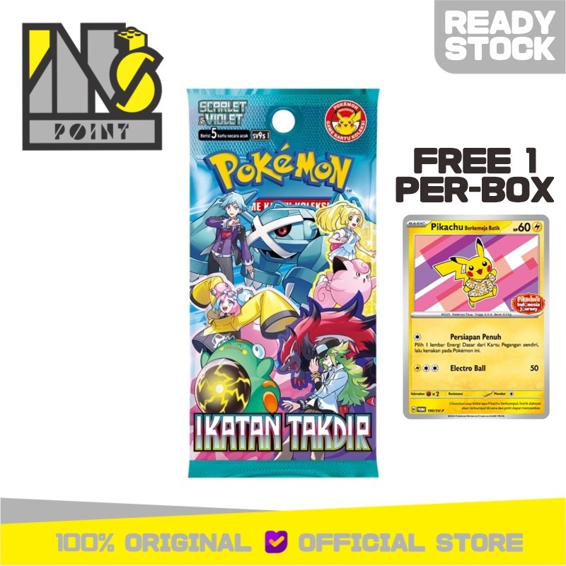 Jual Pokemon TCG Indonesia - Ikatan Takdir SV9S Booster Box | Shopee Indonesia