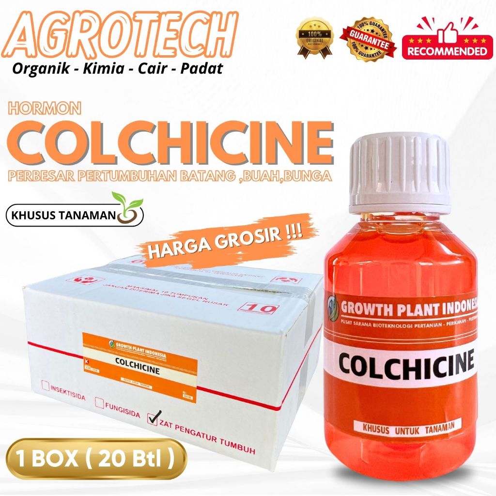 Jual Hormon Colchicine 100ml Formula Khusus Ubah Tanaman Menjadi ...