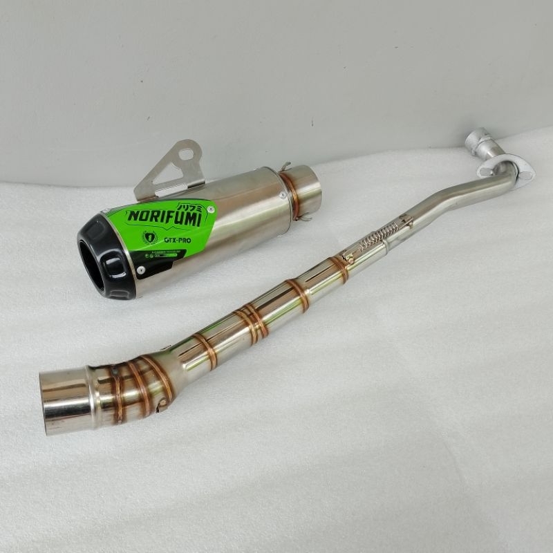 Jual Norifumi GTX Racing Exhaust open Exzos for Ex5 wave Kriss legend ...