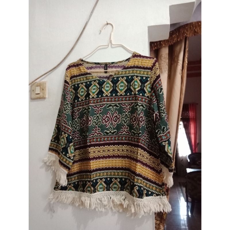 Jual PRELOVED BLOUSE BATIK | Shopee Indonesia