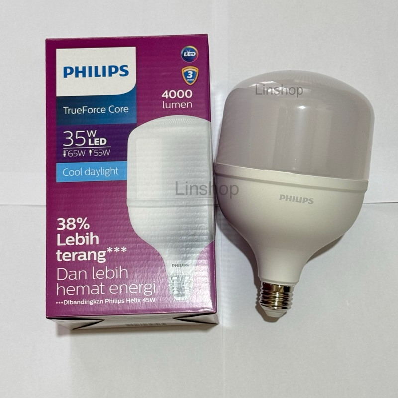Jual PHILIPS LAMPU TRUEFORCE LED MYCARE 35W 35 WATT (PENGGANTI 40W) PUTIH LED 35 WATT 35WATT ...