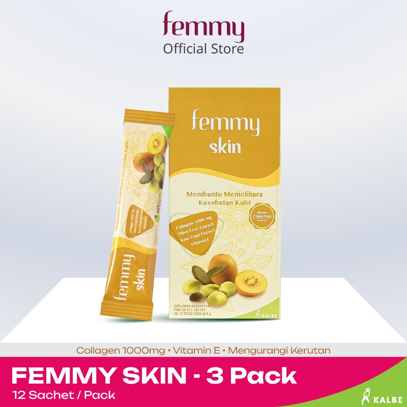 Jual Femmy Skin Collagen Drink - Isi 3 | Shopee Indonesia