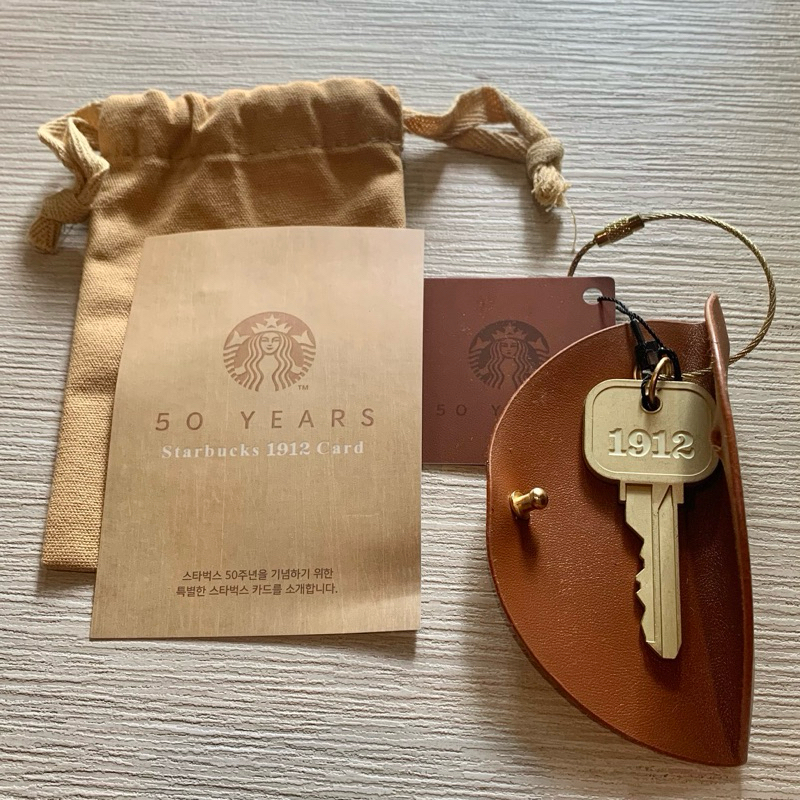 Jual Starbucks Korea 50th Anniversary Key Gift Card SUPER RAREEEE ...